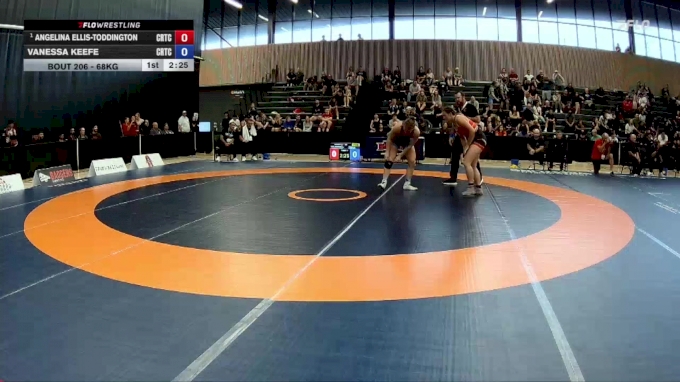 68kg Round 5 - Angelina Ellis-Toddington, Dinos Wrestling Club vs ...