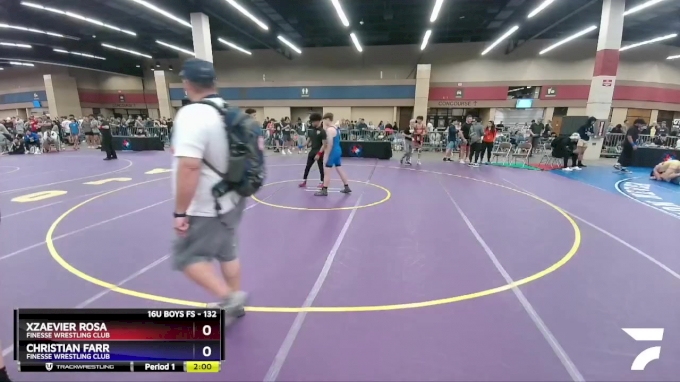 132 lbs Champ. Round 2 - Xzaevier Rosa, Finesse Wrestling Club vs ...
