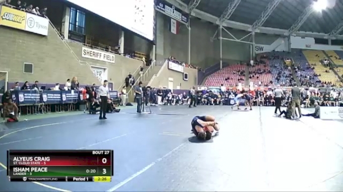 141 lbs Placement Matches (16 Team) - Alyeus Craig, St. Cloud State vs ...