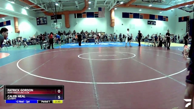 175 lbs Champ. Round 2 - Patrick Gordon, NOVA Wrestling Club vs Caleb ...