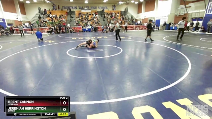 120 lbs Cons. Round 5 - Brent Cannon, Serrano vs Jeremiah Herrington ...
