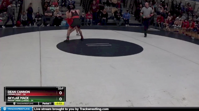 Round 1 (4 Team) - Dean Cannon, Crown Point vs Skylar Mack, Indian ...