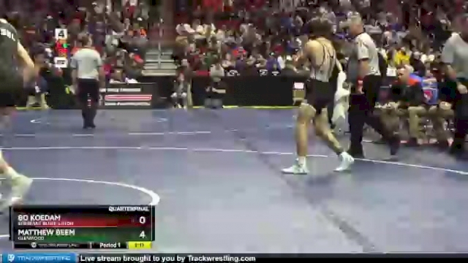 2 lbs Quarterfinal - Bo Koedam, Sergeant Bluff-Luton vs Matthew Beem ...