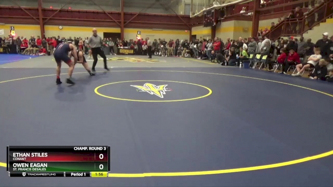 157 lbs Champ. Round 3 - Owen Eagan, St. Francis Desales vs Ethan ...