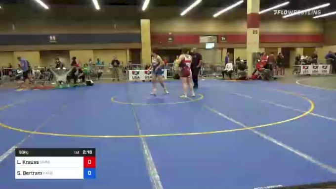 68 kg Consi Of 4 - Lydia Krauss, Simmons Academy Of Wrestling vs Sarina ...