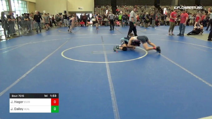 102 lbs Quarterfinal - John Hager, Gonzo Training vs Jake Dailey, Xcalibur