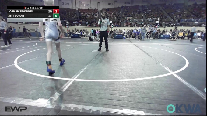 70 lbs Round Of 32 - Iker Cole, Weatherford Youth Wrestling vs Mason ...