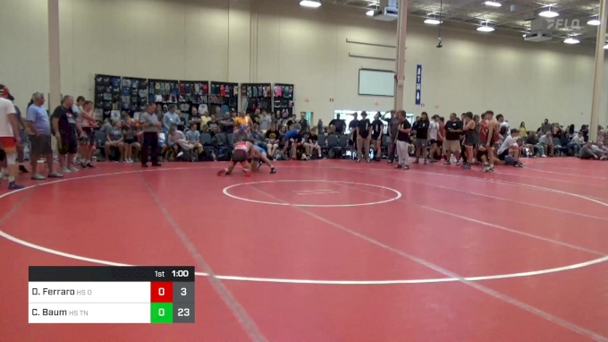 132 lbs Rr Rnd 1 - Dominic Ferraro, HS OMP vs Camden Baum, HS TNWC Red