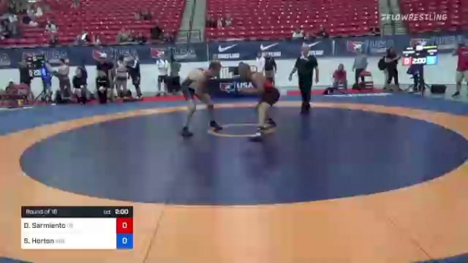 70 lbs Round Of 16 - David Sarmiento, Oregon vs Steve Horton, NB Elite ...