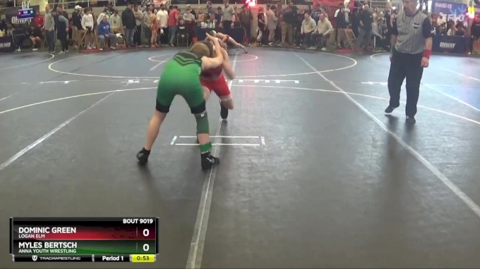 100 lbs Quarterfinal - Myles Bertsch, Anna Youth Wrestling vs Dominic ...