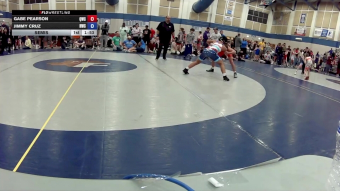 14U Boys FS - 120 lbs Semis - Gabe Pearson, Quaker Wrestling Club vs ...