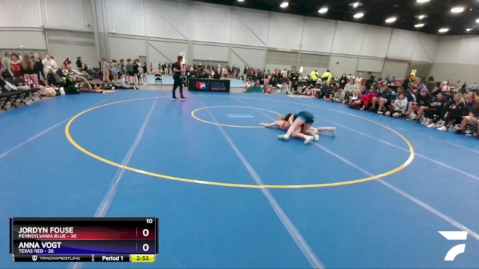 132 lbs Placement Matches (8 Team) - Jordyn Fouse, Pennsylvania Blue vs ...