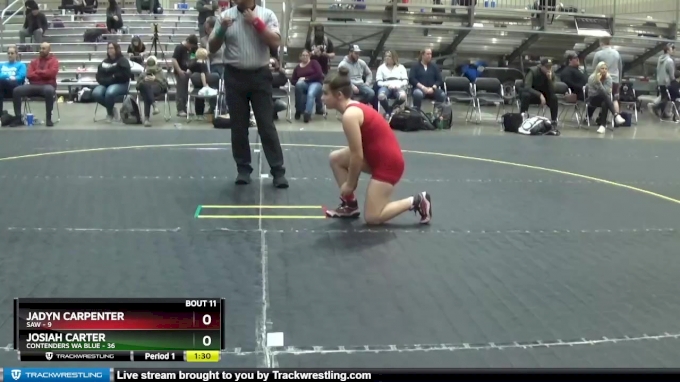 112 lbs Round 4 (6 Team) - Jadyn Carpenter, SAW vs Josiah Carter ...