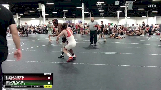 106 lbs Round 5 (6 Team) - Calvin Parke, Orchard South WC vs Lucas ...