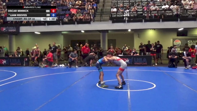 78 lbs Champ. Rd Of 32 - Oscar Minnick, Knights Wrestling Club vs Liam ...
