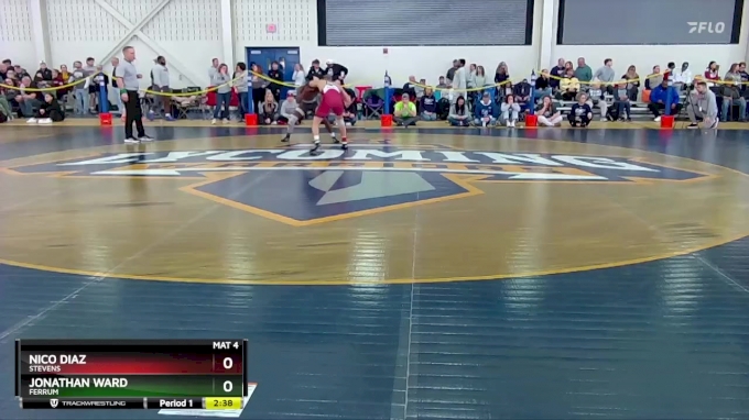 141 lbs Champ. Round 1 - Nico Diaz, Stevens vs Jonathan Ward, Ferrum