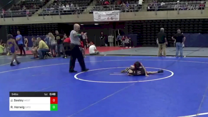 54 lbs Consi Of 8 #2 - Jack Seeley, Westminster, MD vs Ryley Herwig ...