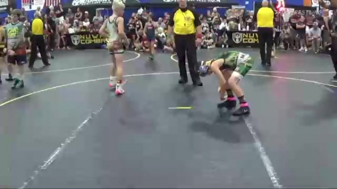 92 lbs Round 2 (6 Team) - Sam Dagel, The Funky Singlets vs Luke Johnson ...