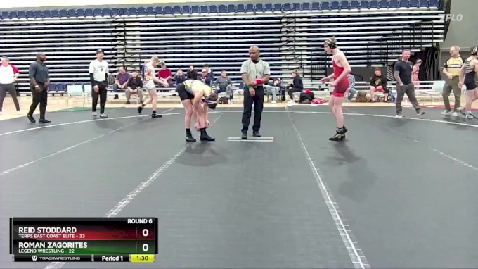 120 lbs Round 6 (10 Team) - Reid Stoddard, Terps East Coast Elite vs ...
