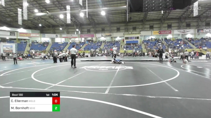 130 lbs Final - Charlotte Ellerman, Weld Central Middle School vs Malia ...