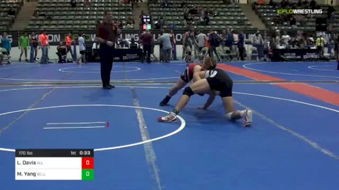 170 lbs Consi Of 4 - Landon Davis, All-Phase Wrestling vs Matt Yang ...