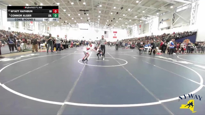 67 lbs Cons. Round 5 - Connor Alger, Club Not Listed vs Wyatt Rathbun ...