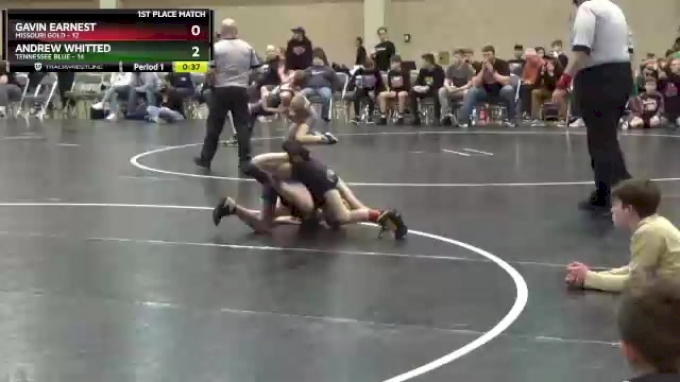 70 lbs Finals (2 Team) - Andrew Whitted, Tennessee Blue vs Gavin ...