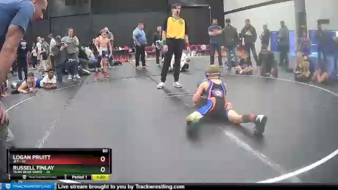80 lbs Russell Finlay, Team Bear White vs Logan Pruitt, JET