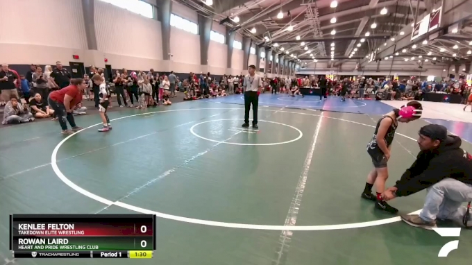 61 lbs Champ. Round 1 - Kenlee Felton, Takedown Elite Wrestling vs ...