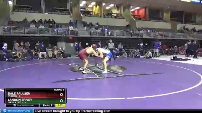 170 lbs Round 3 (8 Team) - Landon Spivey, Lincoln East vs Dale Paulsen ...