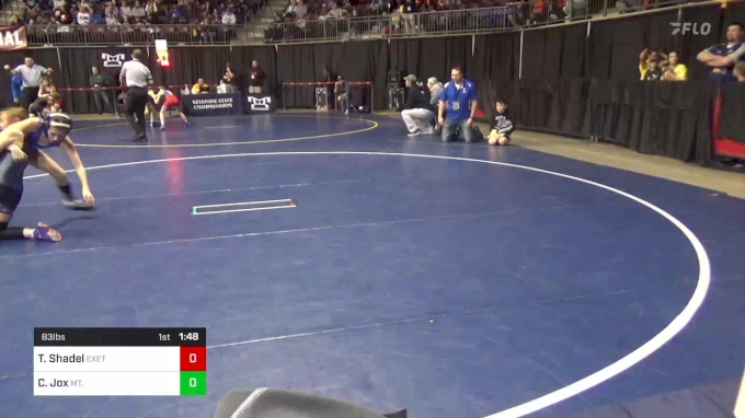 83 lbs Round Of 32 - Taylor Shadel, Exeter vs Carly Jox, Mt. Lebanon