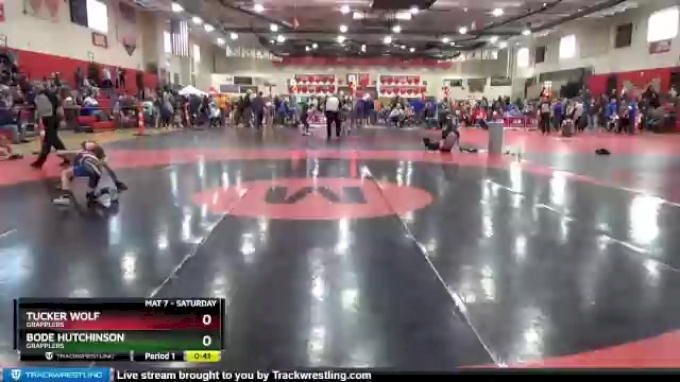 65 lbs 3rd Place Match - Tucker Wolf, Grapplers vs Bode Hutchinson ...