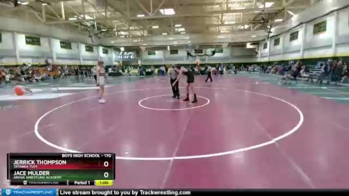 170 lbs Cons. Semi - Jace Mulder, Arena Wrestling Academy vs Jerrick ...