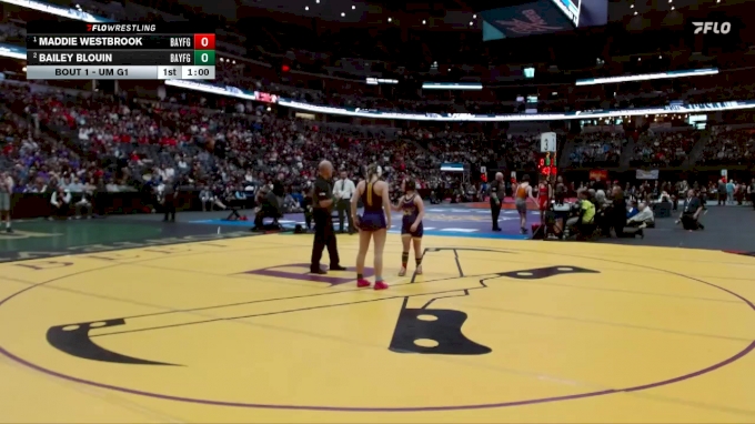 1st Place Match - Maddie Westbrook, Bayfield Girls vs Bailey Blouin ...