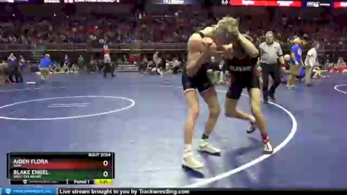 2 lbs Champ. Round 1 - Aiden Flora, ADM vs Blake Engel, West Delaware