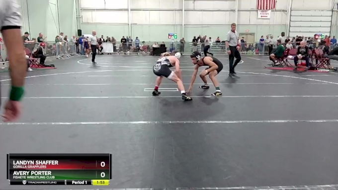 126 lbs Cons. Round 2 - Avery Porter, FishEye Wrestling Club vs Landyn ...