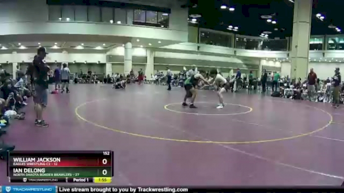 152 lbs Round 5 (10 Team) - Ian Delong, North Dakota Border Brawlers vs ...