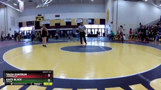110 lbs Championship Bracket - Talea Guntrum, Steubenville vs Kaite ...