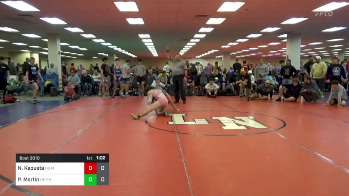 106 lbs Rr Rnd 2 - Nico Kapusta, Mat Factory HS vs Pepper Martin ...