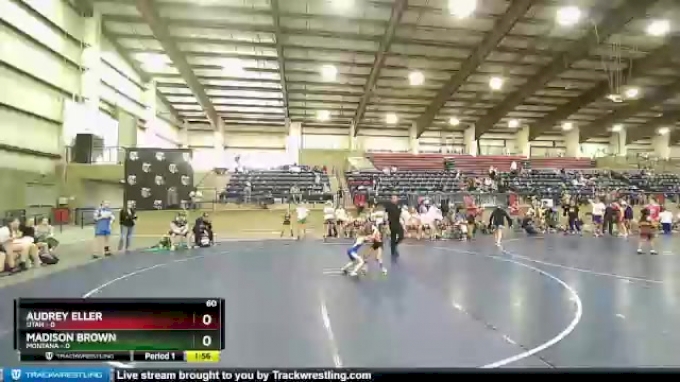 60 lbs Round 1 (8 Team) - Audrey Eller, UTAH vs Madison Brown, MONTANA