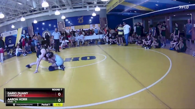 138 lbs Round 7 (8 Team) - Aaron Horr, VHWC vs Dario Duany, Altamonte WC