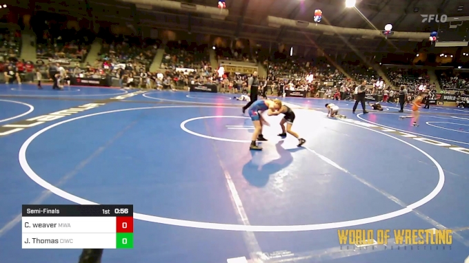 85 lbs Semifinal - Camden Weaver, Moen Wrestling Academy vs John Thomas ...