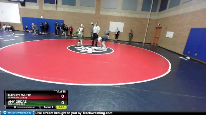 235lbs Champ. Round 1 - Hadley White, Hermiston (Girls) vs Amy Ordaz ...