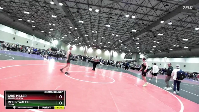 144 lbs Champ. Round 1 - Jake Miller, Broken Arrow vs Ryker Waltke, Ozark