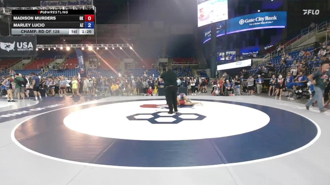 115 lbs Champ. Rd Of 128 - Madison Murders, OK vs Marley Lucio, AZ
