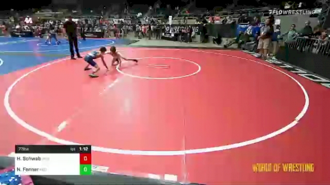 77 lbs Semifinal - Hayden Schwab, IAWC vs Noah Fenner, Red Hawk