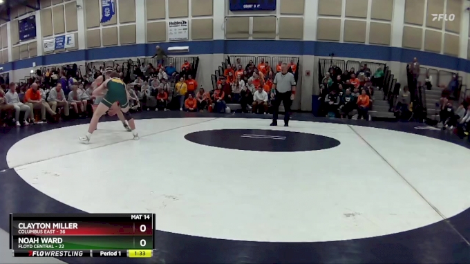 165 lbs Placement (16 Team) - Noah Ward, Floyd Central vs Clayton ...