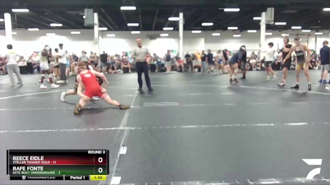 120 lbs Round 3 (6 Team) - Rafe Fonte, Este Built Underground vs Reece ...