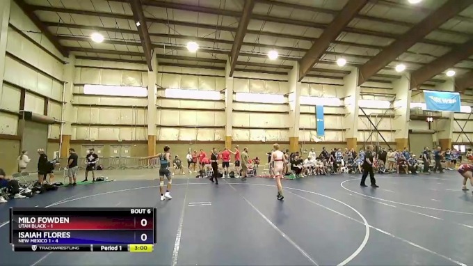 113 lbs Champ Round 1 (16 Team) - Milo Fowden, Utah Black vs Isaiah ...