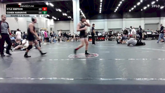 126 lbs Round 2 (6 Team) - Kyle Simpson, C2X Academy vs Cohen Hargrove ...
